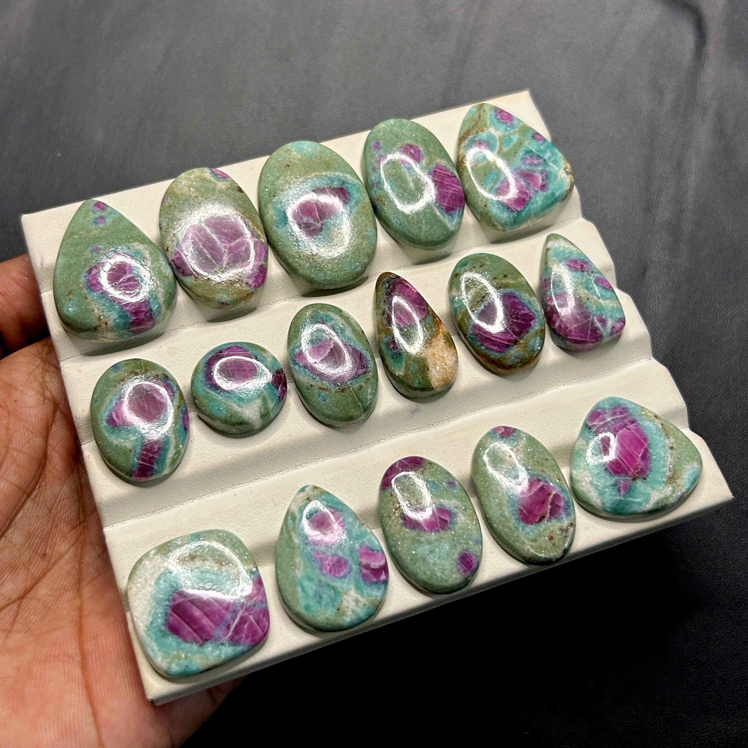 Natural Ruby Fuchsite Gemstone AAA Quality Ruby Fuchsite Jewelry Making ...