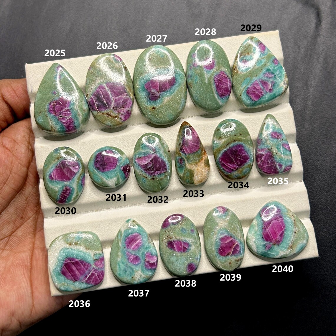 Natural Ruby Fuchsite Gemstone AAA Quality Ruby Fuchsite Jewelry Making ...