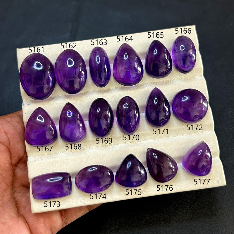 Purple Cabochons - Etsy