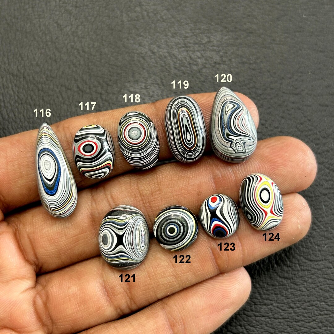 Multi Colour Fordite AAA Grade Quality Colourful Fordite Cabochon Loose Gemstone for Making ...