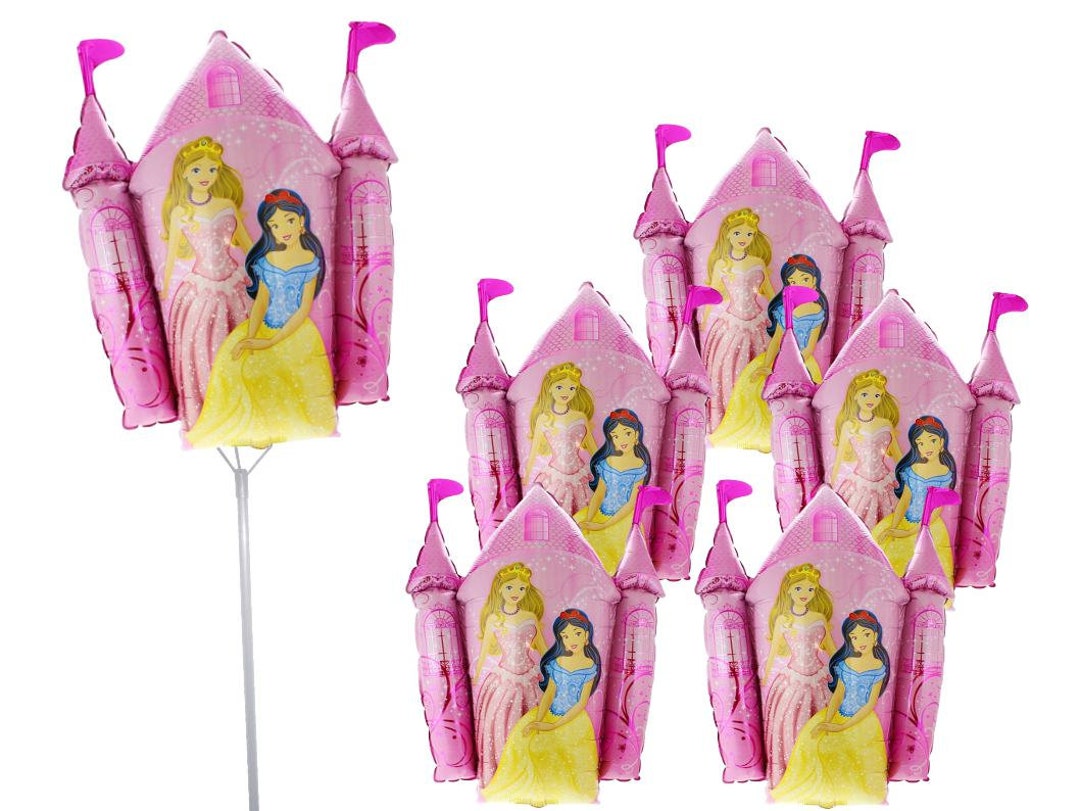 Foil Balloon Princess Castle Princess With Staff 5 Pcs Balloon - Etsy
