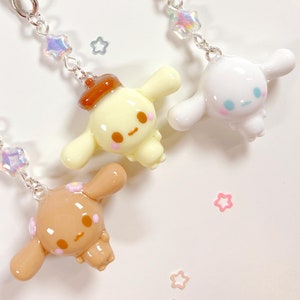 Chibi Kawaii Characters Phone Charms Handmade - Etsy