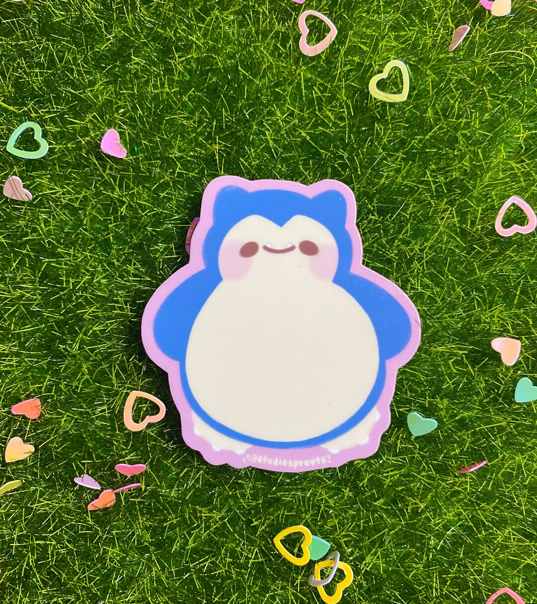 Snorlax Sticker Kawaii - Etsy