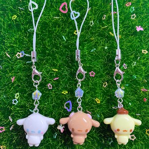 Chibi Kawaii Characters Phone Charms Handmade - Etsy
