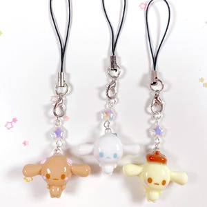 Chibi Kawaii Characters Phone Charms Handmade - Etsy