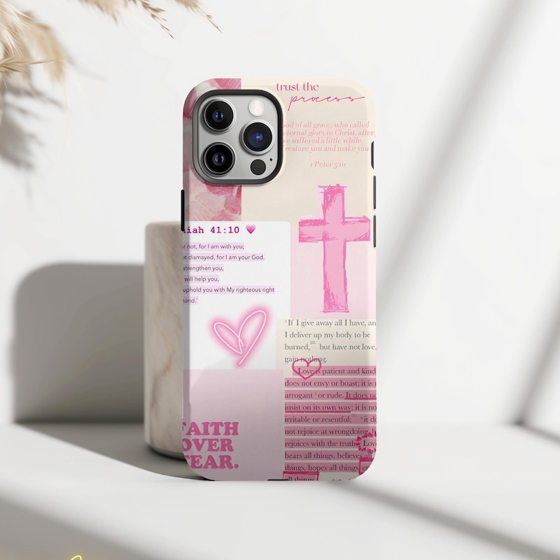 Christian Cross Phone Case - Etsy