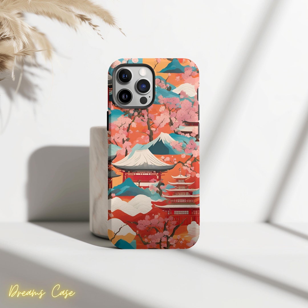 Japanese Mood Board Phone Case, Japanese Aesthetic and Trendy Phone ...
