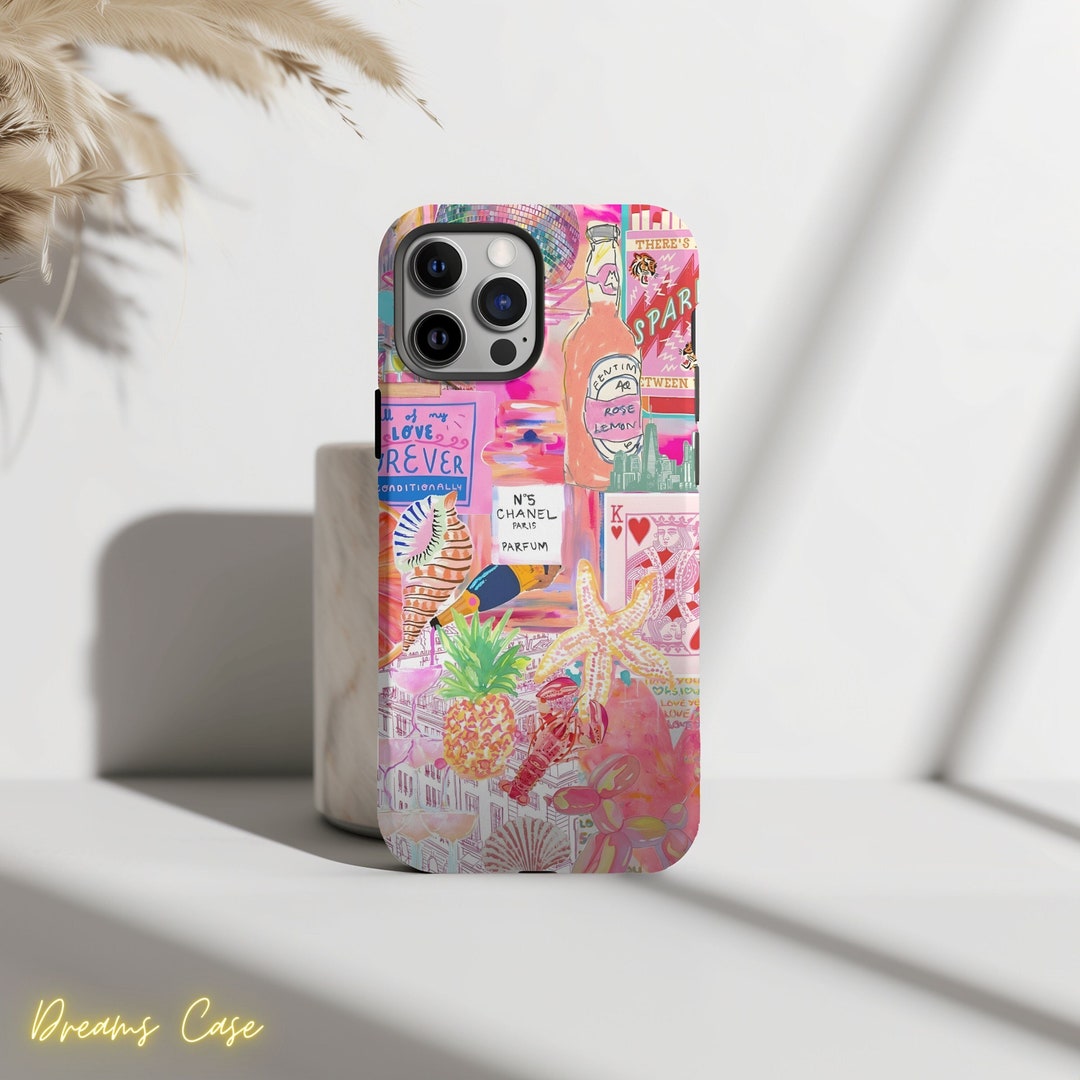Cute Party Girl Coquette Collage Phone Case, Preppy Aesthetic, iPhone ...