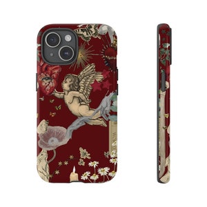 Vintage Cupid Collage Phone Case, Cute & Trendy Cover ,iphone 15 14 13 ...