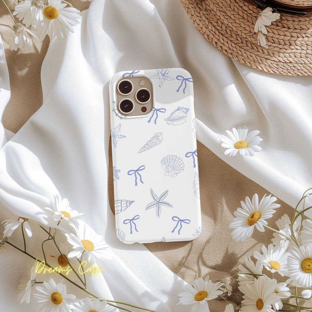 Beachside Collage Phone Case, Preppy Coastal Aesthetic iPhone Case ...