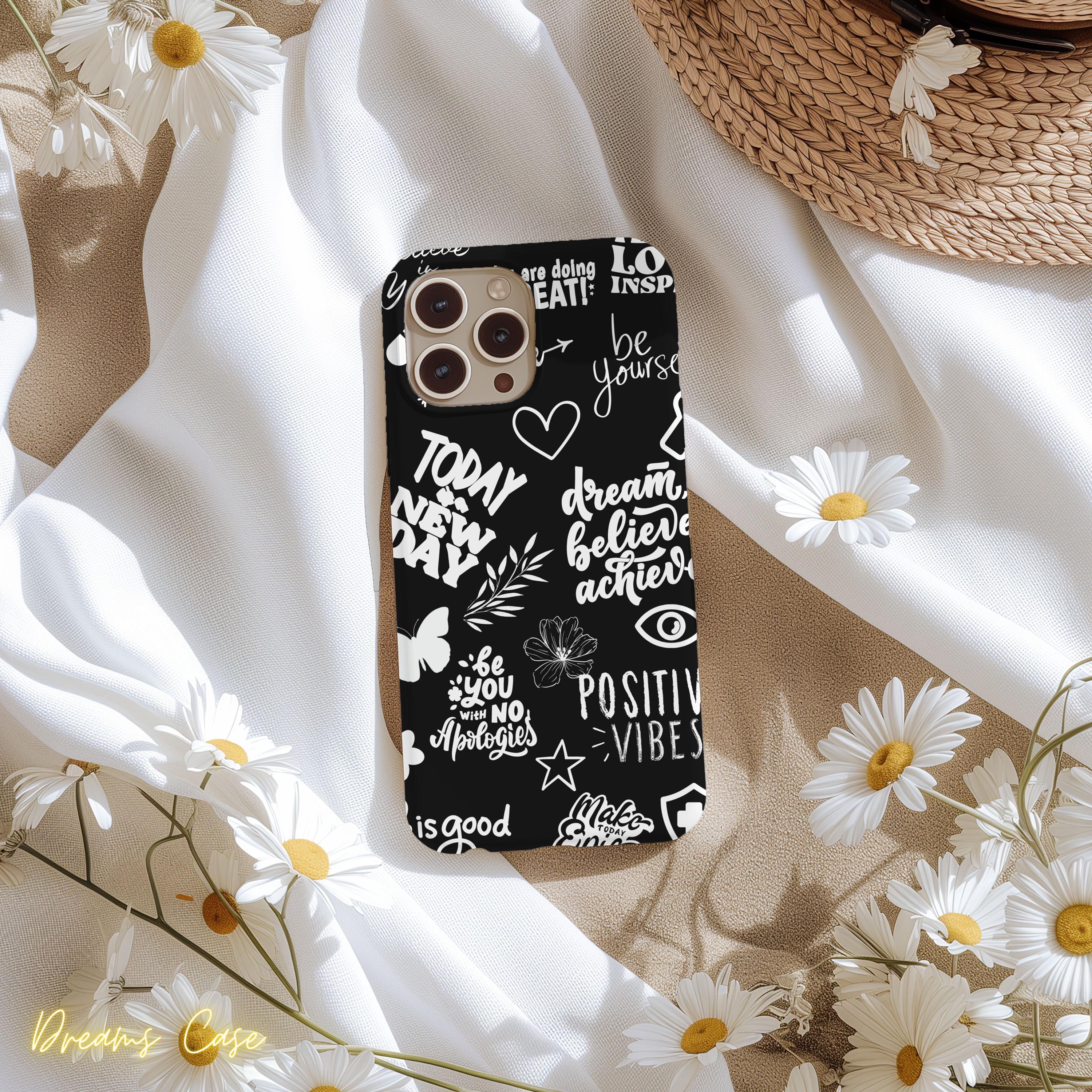 Positive Affirmation Phone Collage Case Study Life Motivation Quotes ...