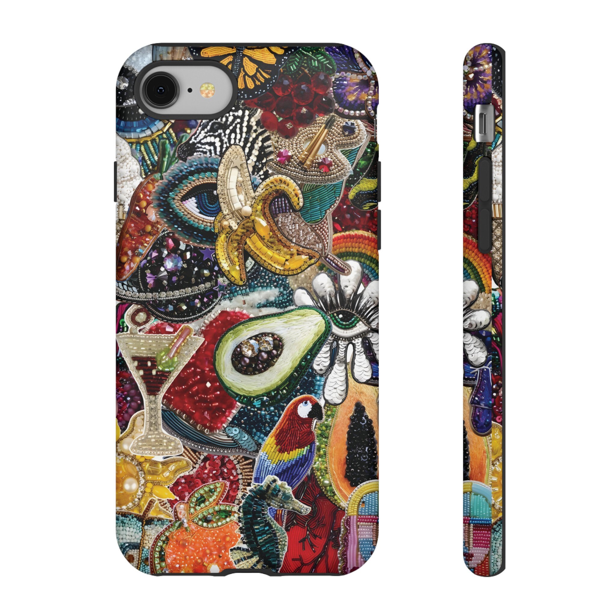 Colorful Mosaic Phone Case, Vintage Mosaic Art, Cute Festival Phone ...