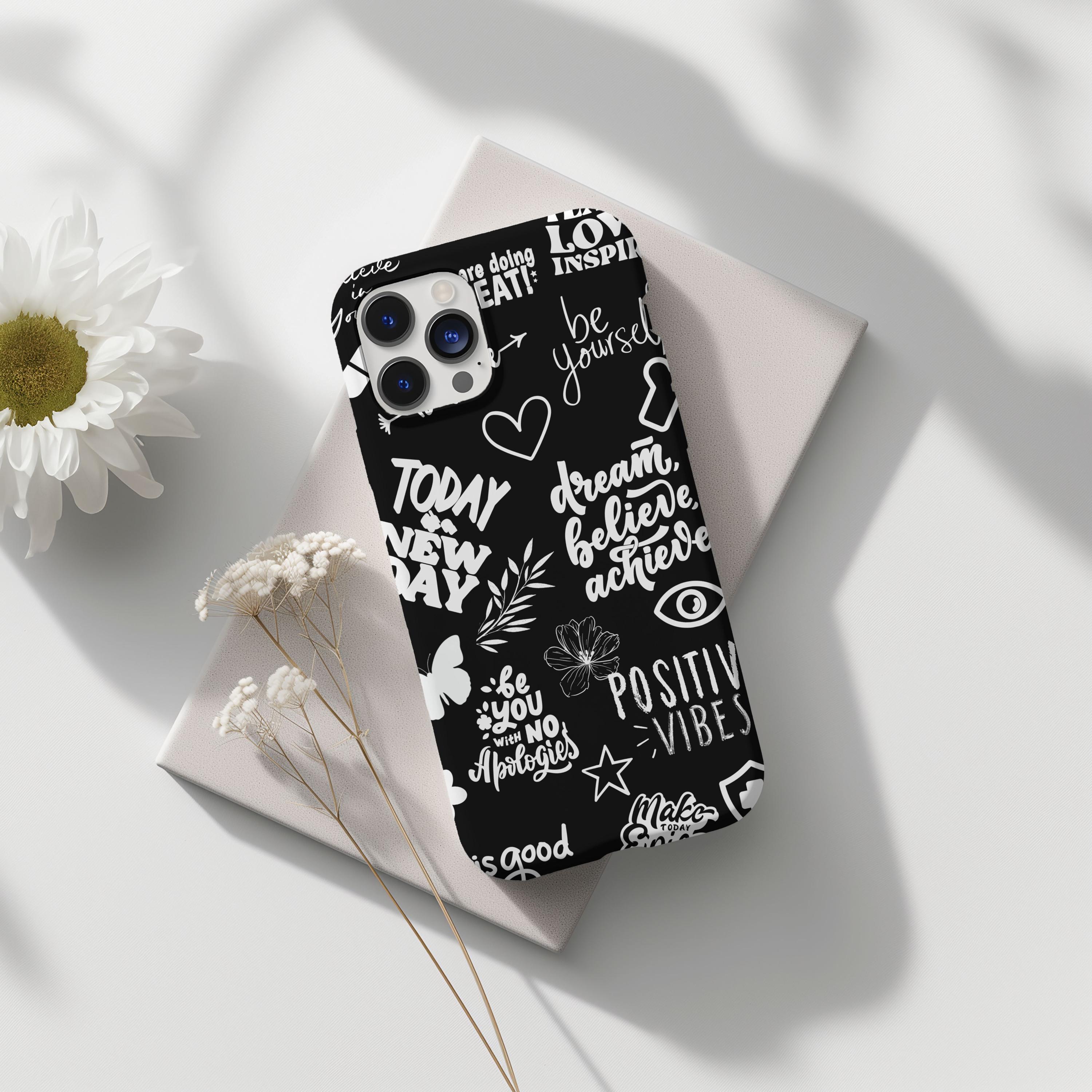 Positive Affirmation Phone Collage Case Study Life Motivation Quotes ...