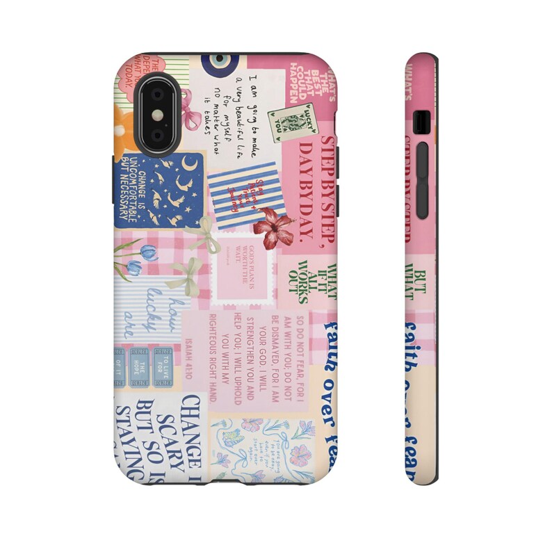 Motivational Quote Phone Case Affirmation Collage iPhone Case Day by ...
