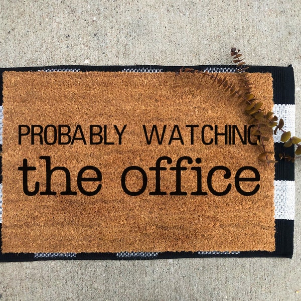 The Office Doormat - Etsy