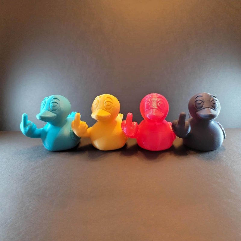 Middle Finger Duck - Etsy