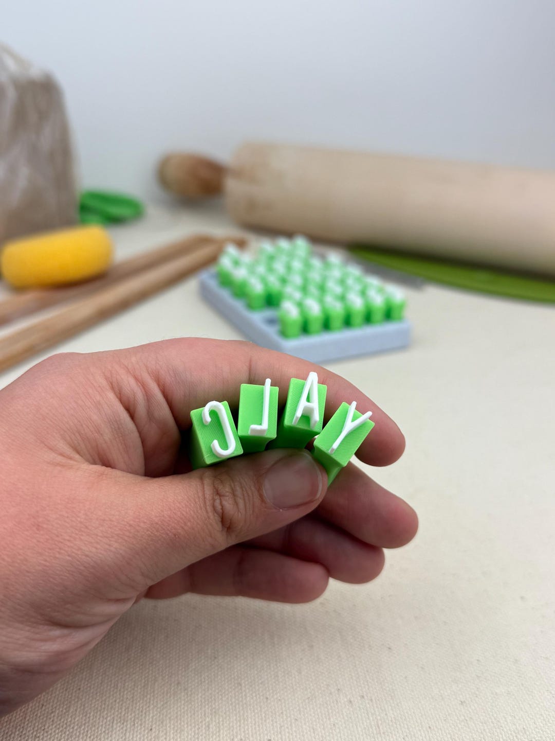 Pottery Stamp Set Small Uppercase Font Alphabet Stamp Set for Clay ...