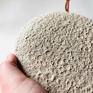 Full Moon Ceramic Hanging Wall Decor Night Sky Bedroom Decor Textured ...