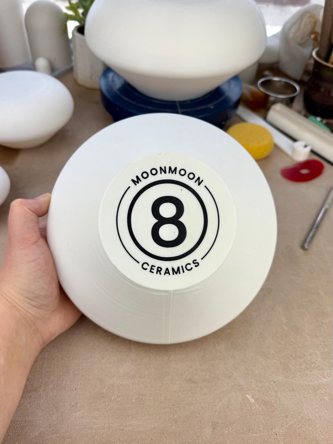 8" Shroom Pottery Puck Drape Form Clay Tool Drape Mold for Clay 3D ...