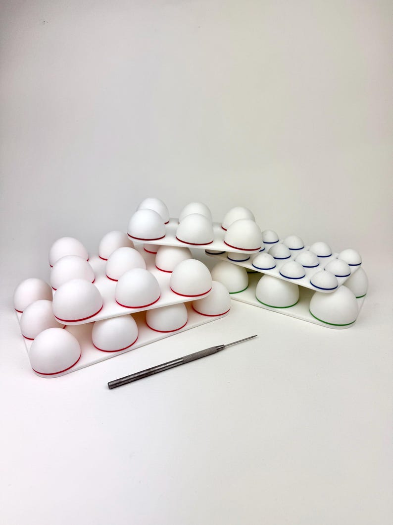 Egg Drape Form Set 3D Printed Pottery Tool Ceramic Drape Mold Egg ...