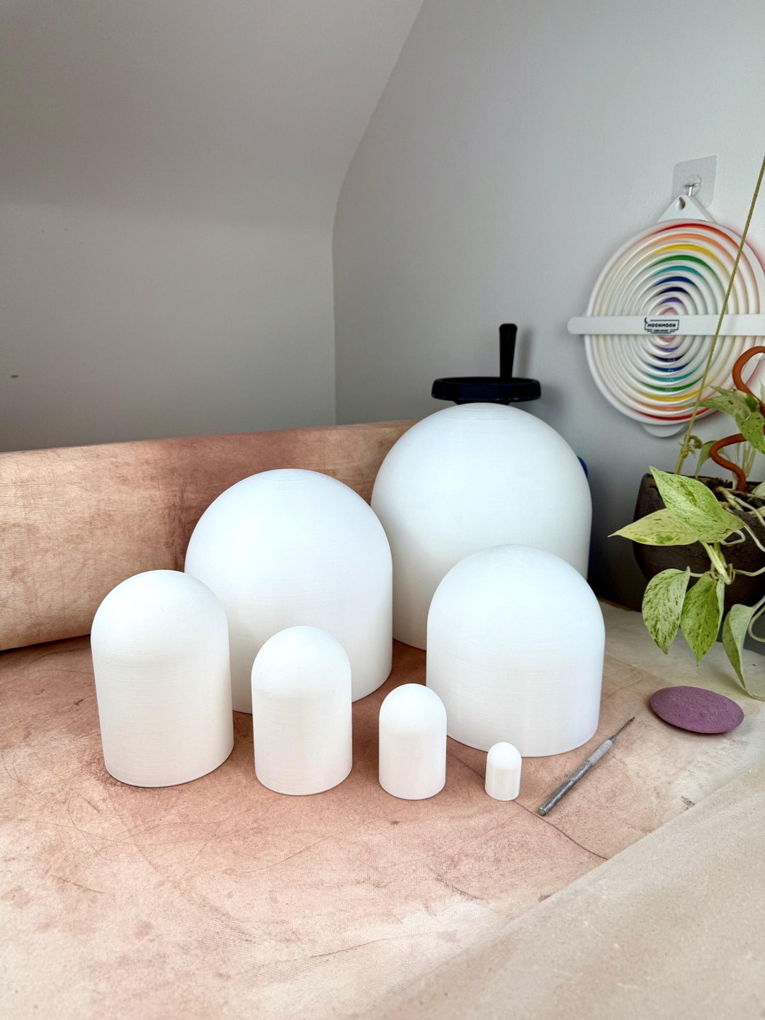 Pottery Tool Dome Drape Mold Set for Clay 3D Printed Pottery Mold ...