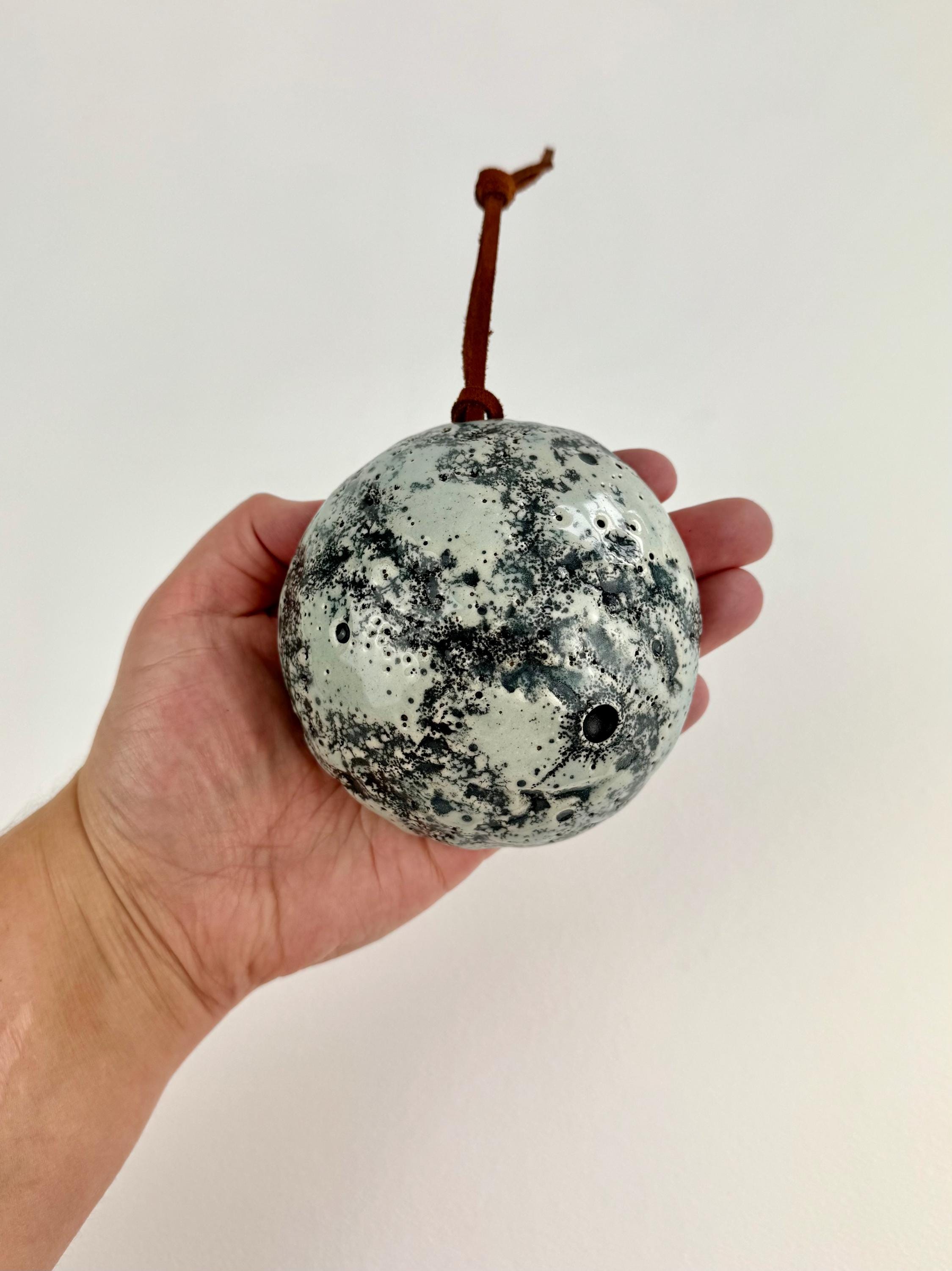 Moon Ornament Large Full Moon Wall Hanging Decoration Ice Moon ...