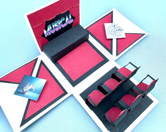 TADAA-BOX "Bühne frei" DIY – Explosionsbox – originelle Verpackung für ...