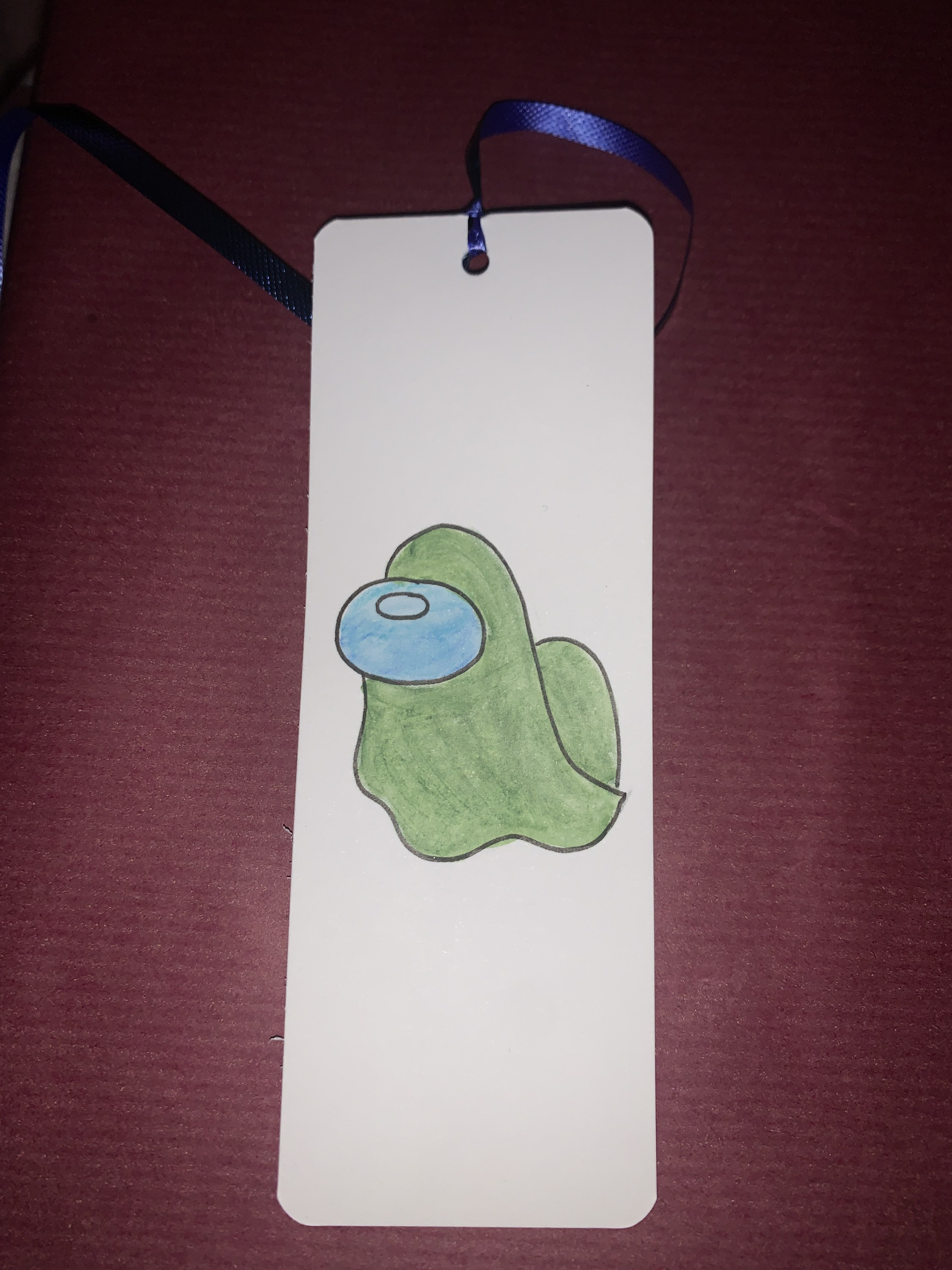 Green Among Us bookmark | Etsy