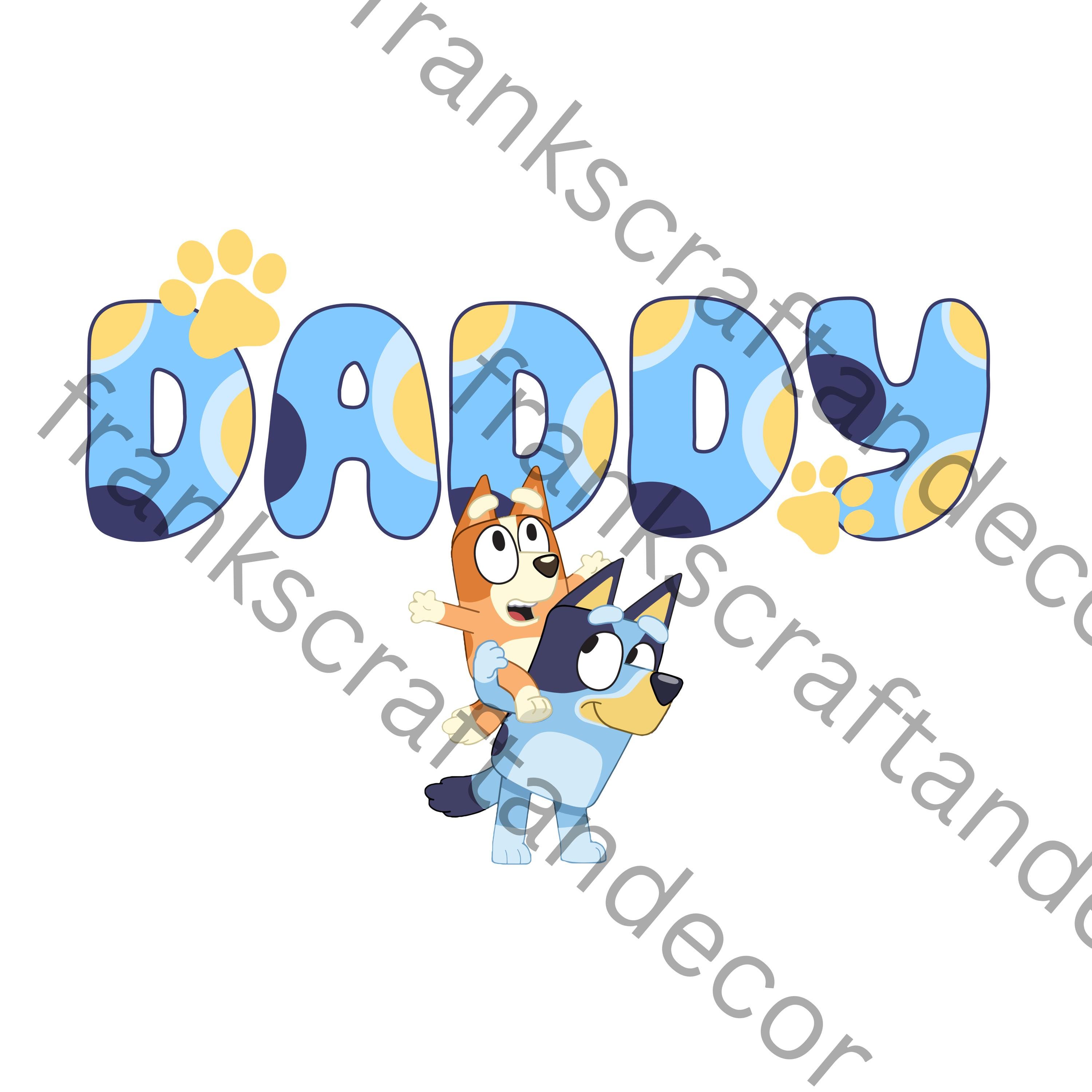 BLUEY, DADDY,MOMMY, Png, Digital Download, Bundle - Etsy