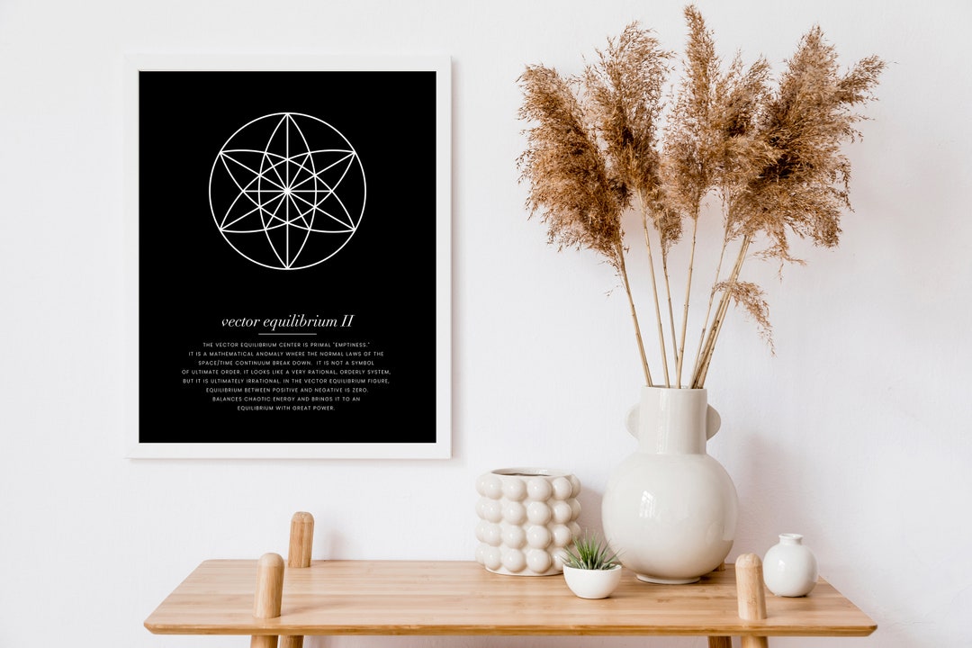 Vector Equilibrium 2 Sacred Geometry Minimal - Etsy