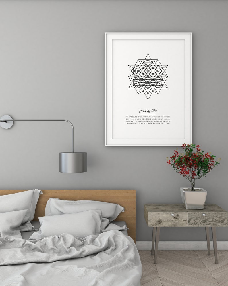 Grid of Life Sacred Geometry Minimal - Etsy