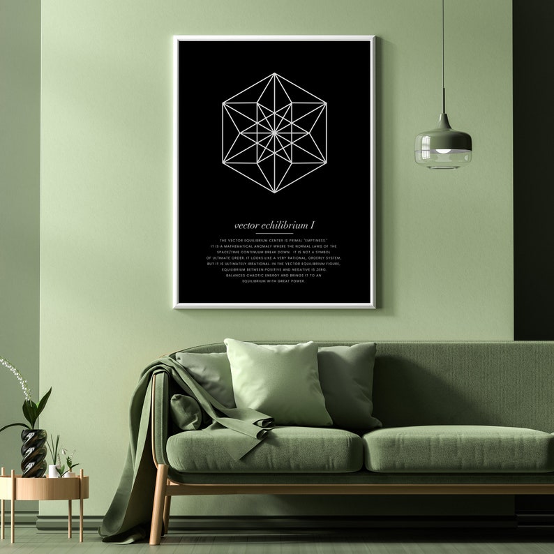 Vector Equilibrium 1 Sacred Geometry Minimal - Etsy