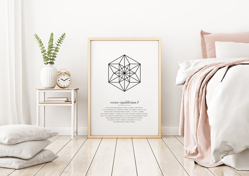 Vector Equilibrium 1 Sacred Geometry Minimal - Etsy