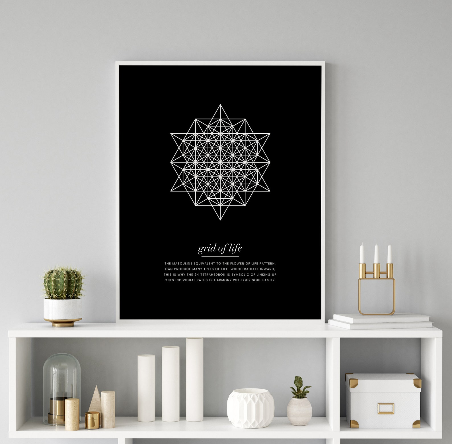 Grid of Life Sacred Geometry Minimal - Etsy
