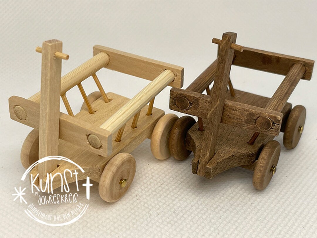 Miniature Cart, Handcart, Handcart, Small, Handmade From Wood - Etsy