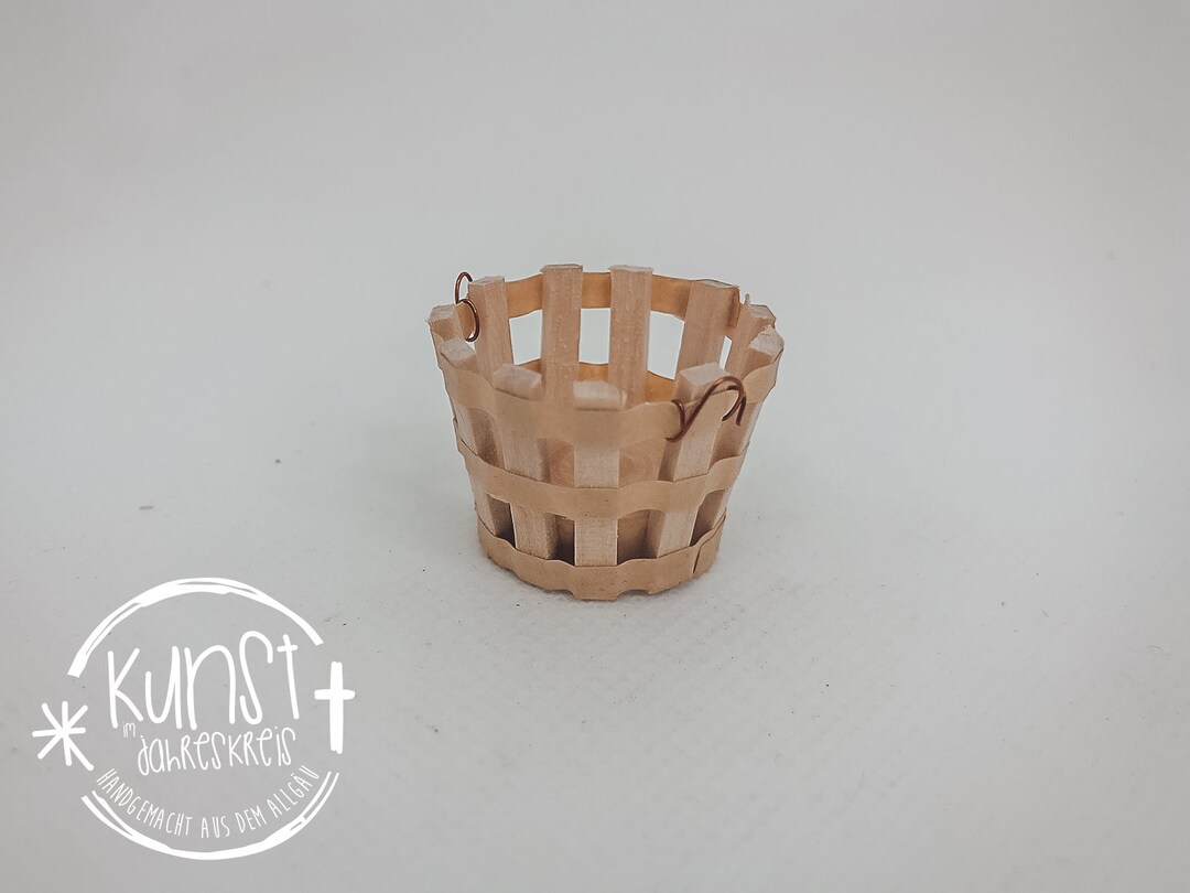 Elves Fairy Dolls Miniature Basket Basket Vat Handmade From - Etsy