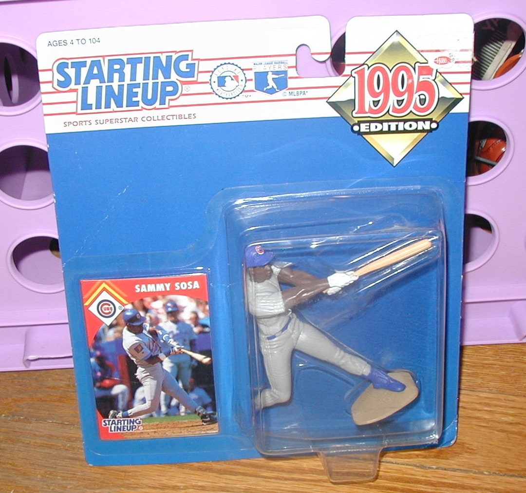 1995 Starting Lineup Sammy Sosa Baseball Vintage Sports Action Figure ...