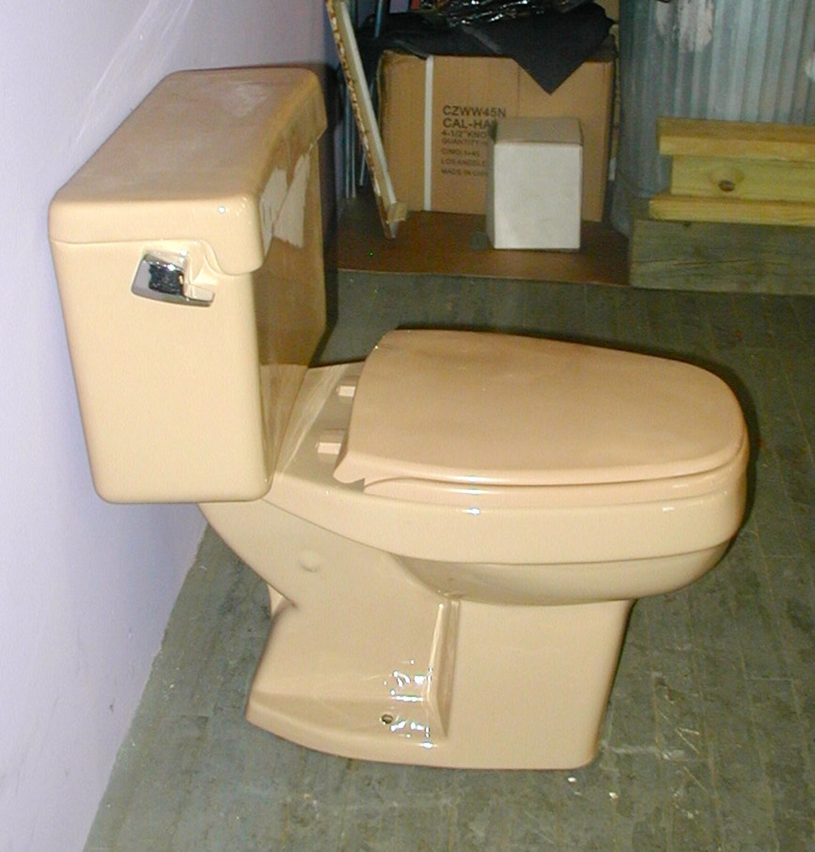 Beige Light Brown Coffee Color Toilet Vintage Bathroom - Etsy