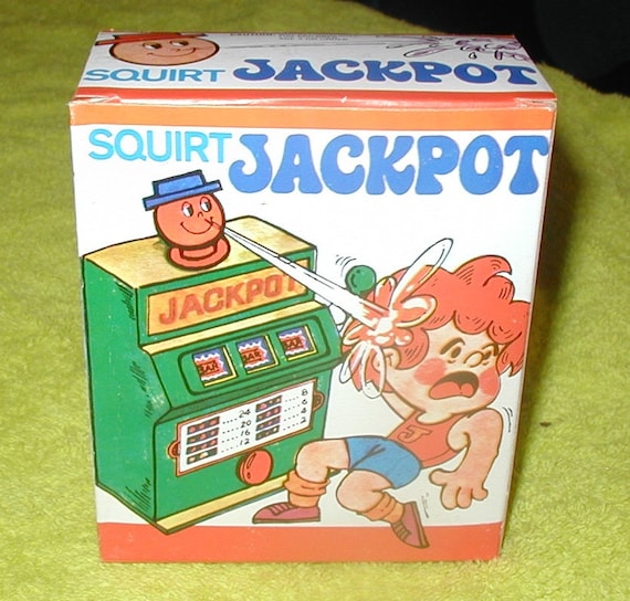 Squirt Jackpot Vintage Water Toy Slot Machine NOS Original Box - Etsy