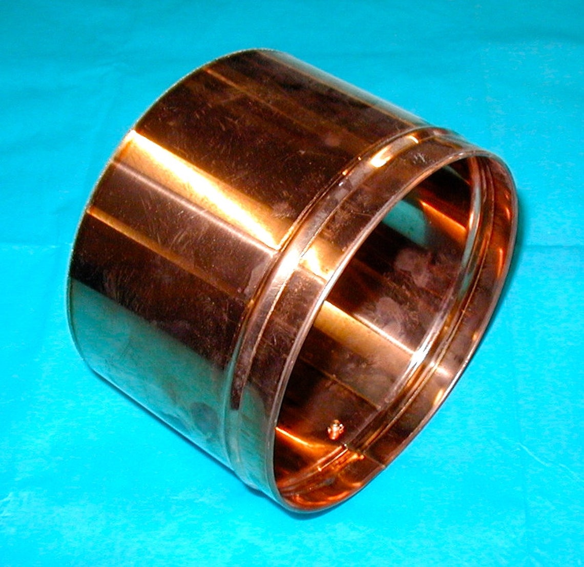 6 diameter solid copper slug ring garden plant flower | Etsy