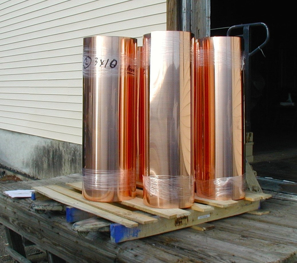 Bulk Lot 6 Rolls of 36 X 120 Solid Copper Sheet - Etsy UK