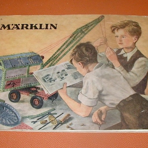 Marklin Erector Set Vintage Original Book Instruction Manual Model ...