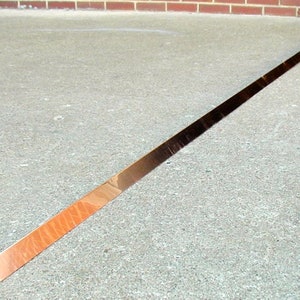 1" X 1" Copper Angles for Flashing, Edging, Etc. - Pure C110 Food Grade ...
