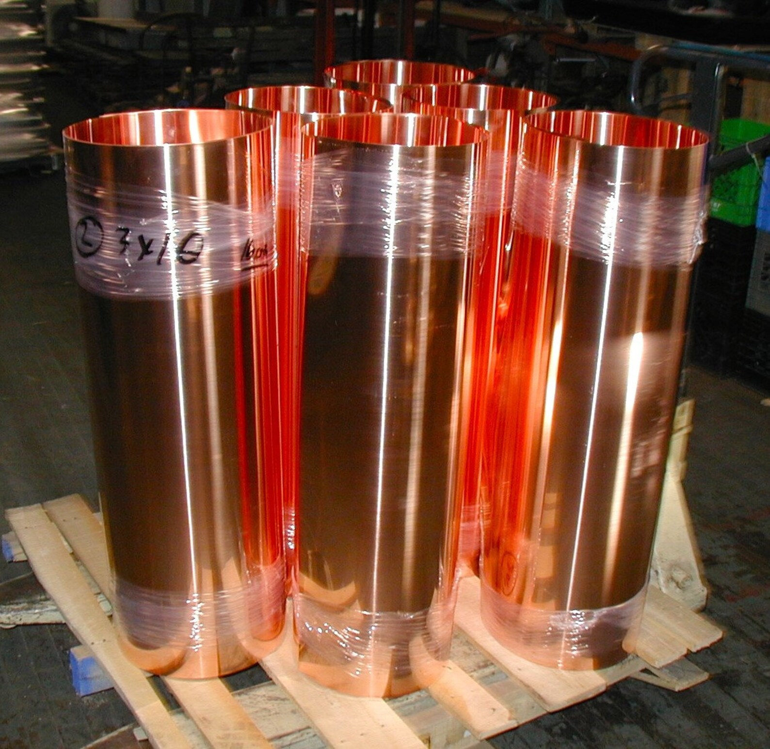 Bulk Lot 6 Rolls of 36 X 120 Solid Copper Sheet Metal Pure C110 Food ...