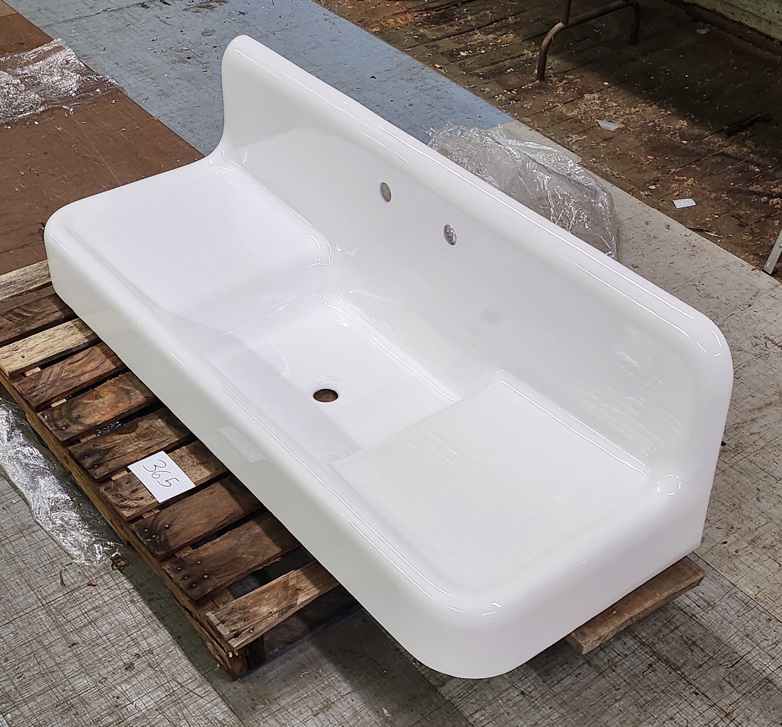 High Back Cast Iron Kitchen Sink Vintage Home Victorian - Etsy