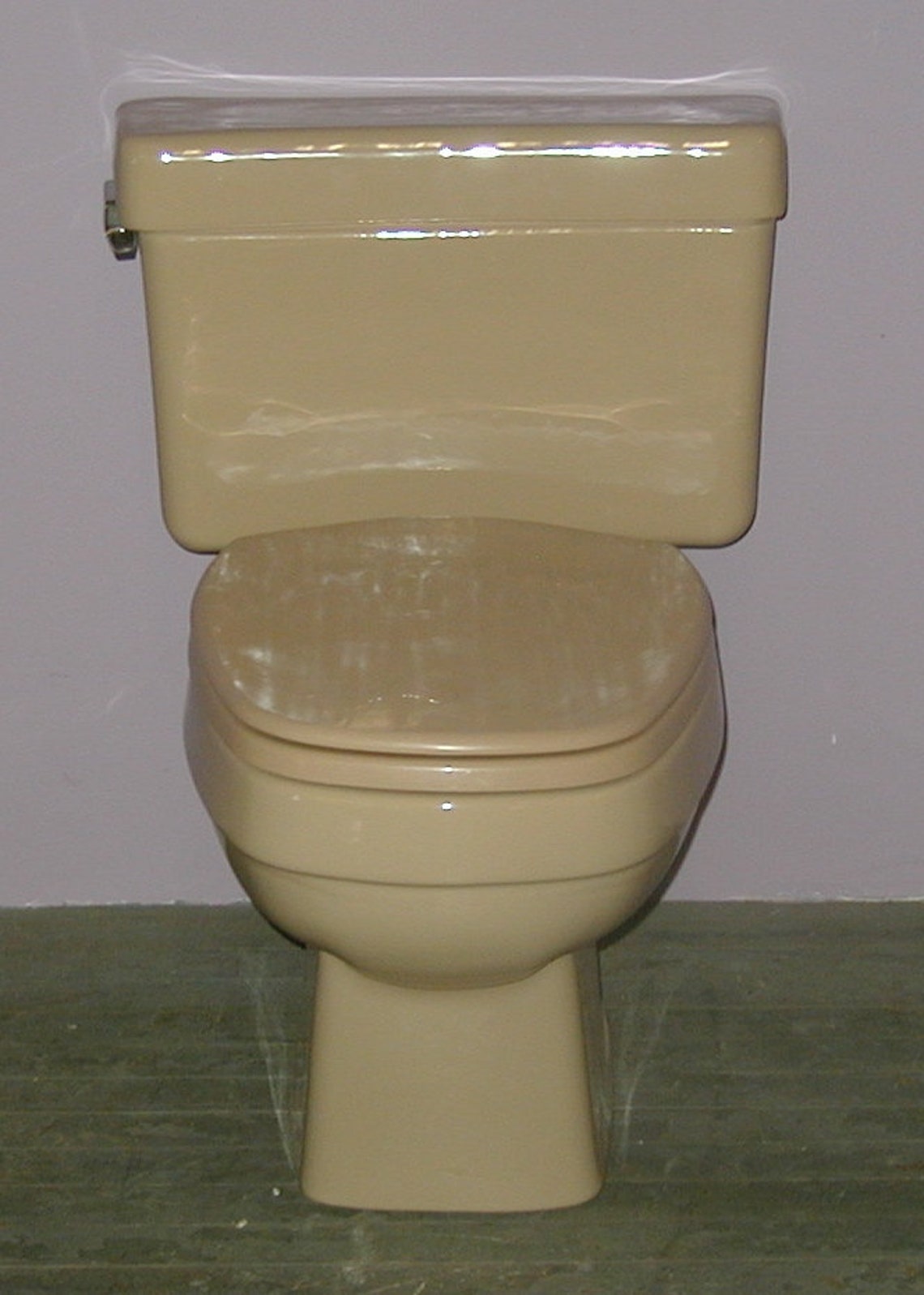Beige Light Brown Coffee Color Toilet Vintage Bathroom - Etsy
