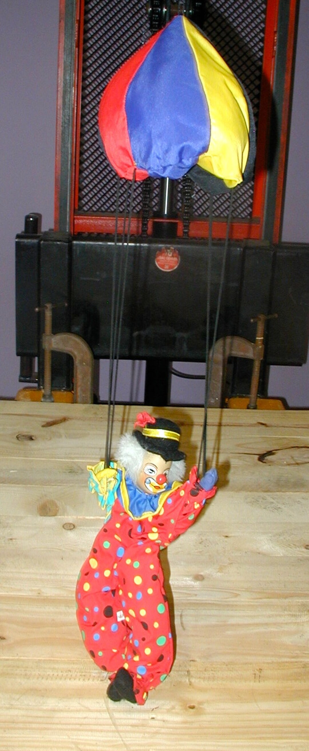 Vintage Clown With Parachute Doll Vintage Collectible - Etsy