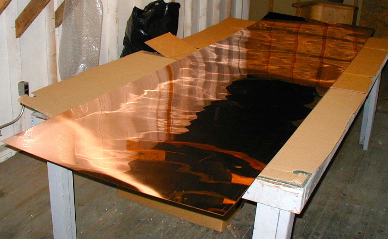20 Ounce 22 Gauge 3' X 8' Solid Copper Sheet Metal Pure 20 Oz C110 Food ...