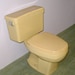 Beige Light Brown Coffee Color Toilet Vintage Bathroom - Etsy