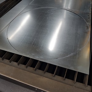 Galvanized Steel Circle Disc Custom Cut - Etsy